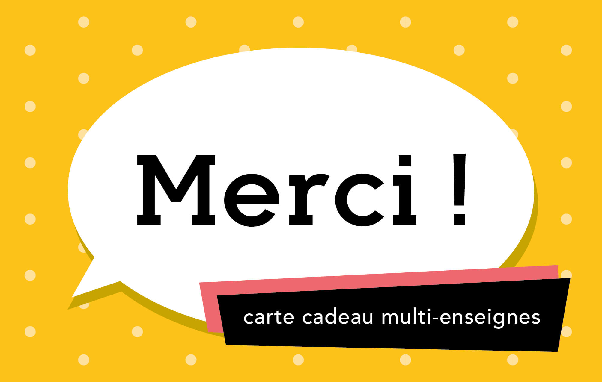 Carte cadeau Merci – Offrez un remerciement digital personnalisé